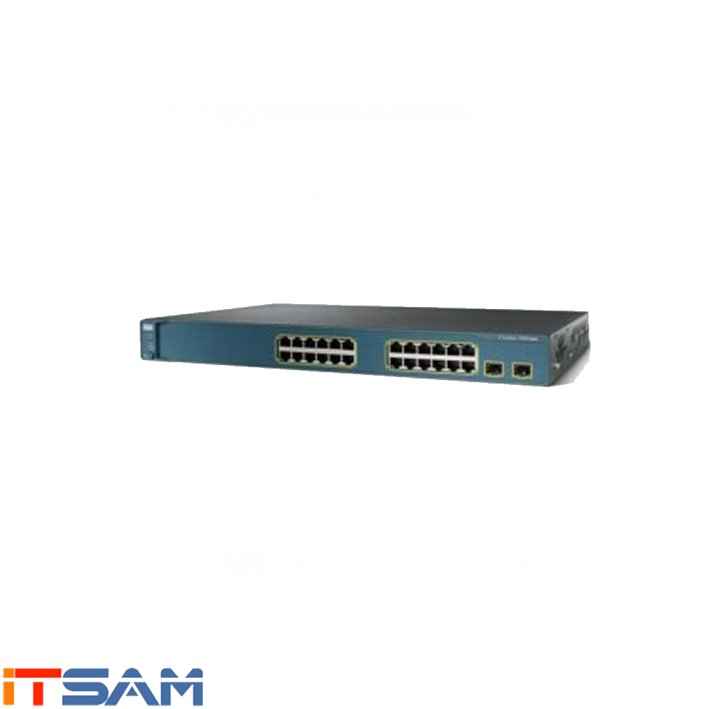 سوئیچ شبکه سیسکو 24 پورت WS-3560-24PS-S